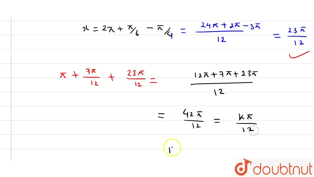 Let S=(0,2pi)-{(pi)/(2),(3pi)/(4),(3pi)/(2),(7pi)/(4)}. Let y=y(x),x i