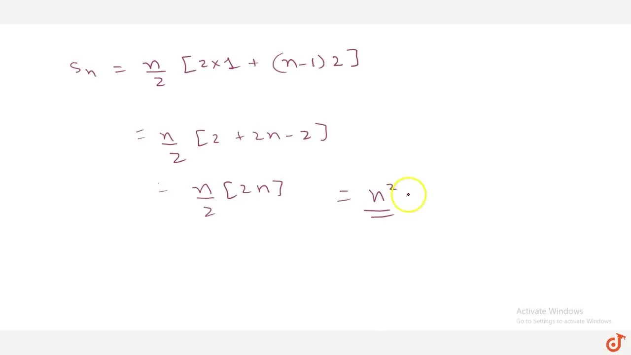 Write the sum of first n odd natural numbers.