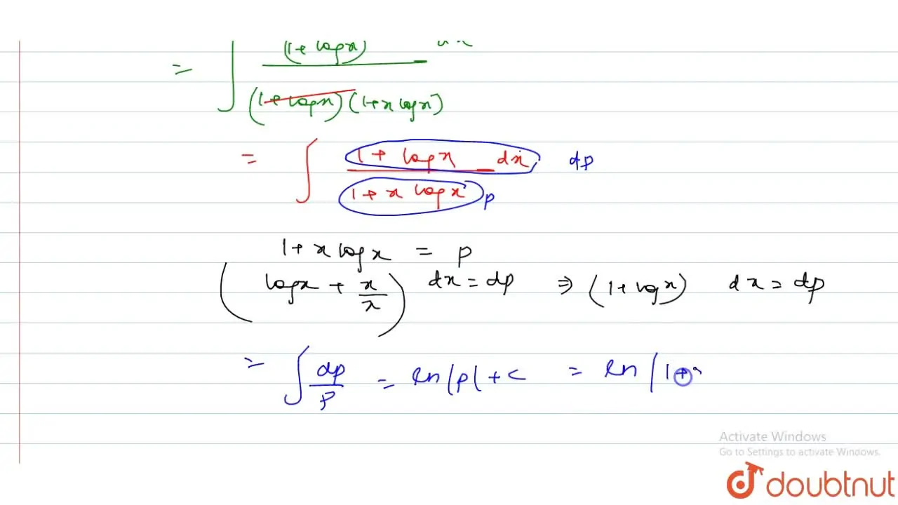 Evaluate: int(1+logx)^2/(1+logx^(x+1)+(logx^sqrt(x))^2)dx