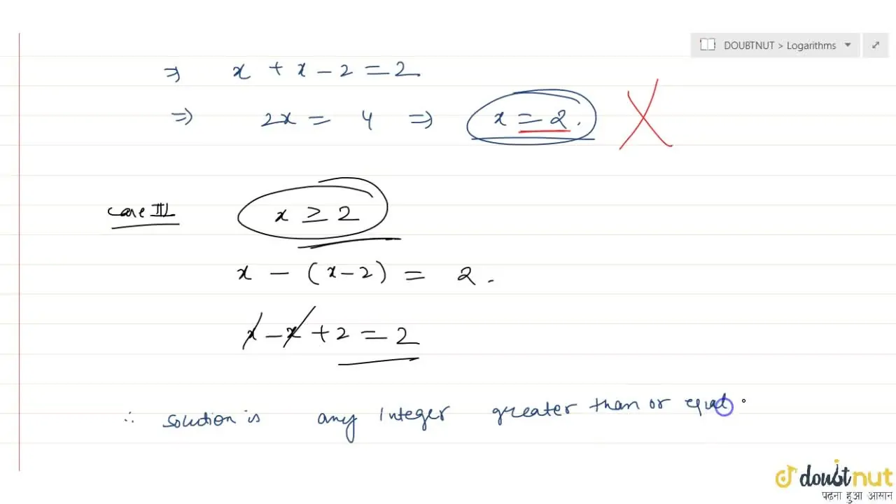 Solve For X x x 2 2
