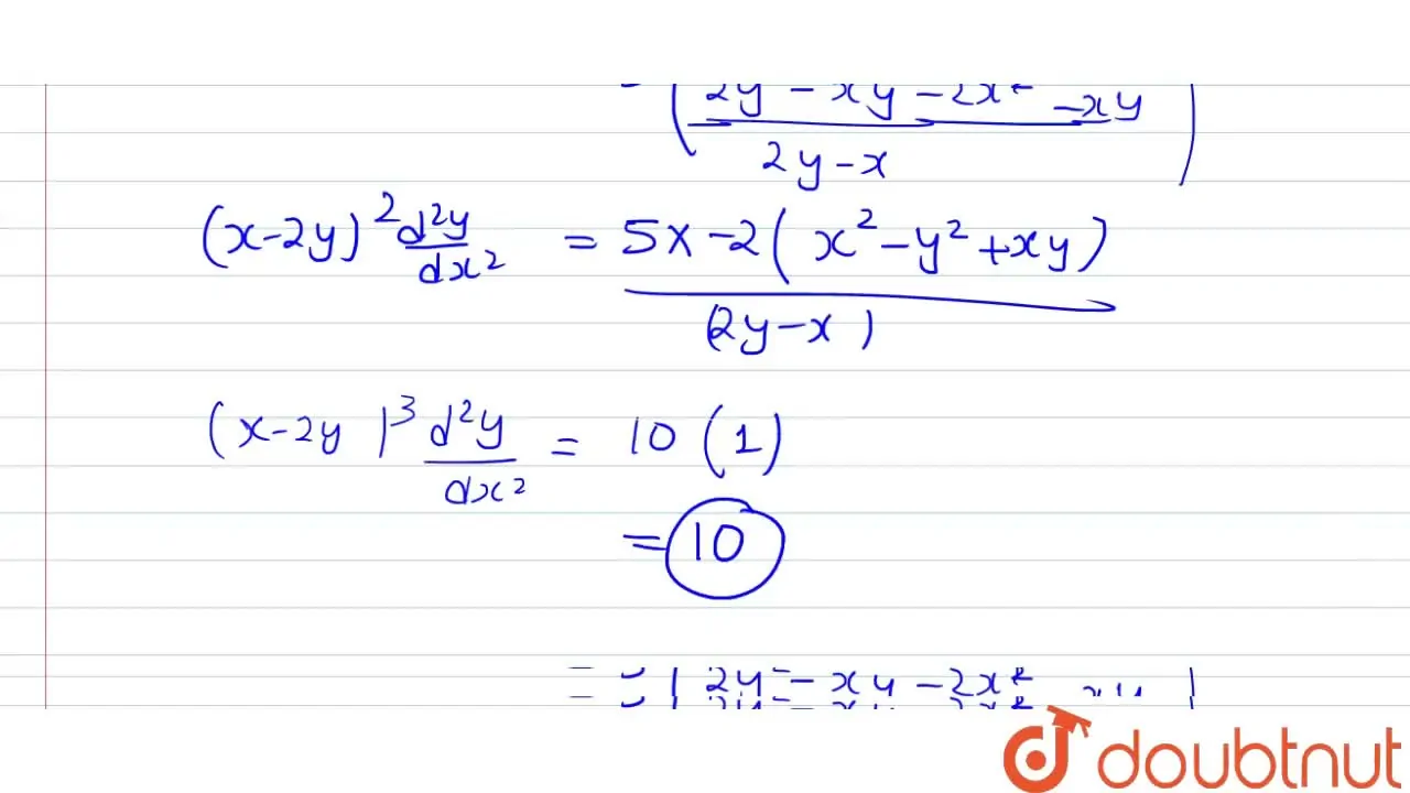 if-x-2-xy-y-2-1-then-x-2y-3-d-2-y-dx-2