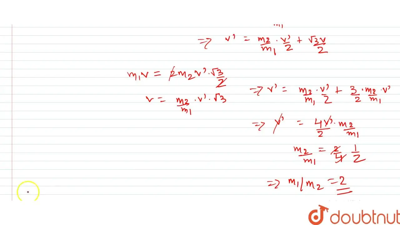 Particle 1 experiences a perfectly elastic collision with a stationary
