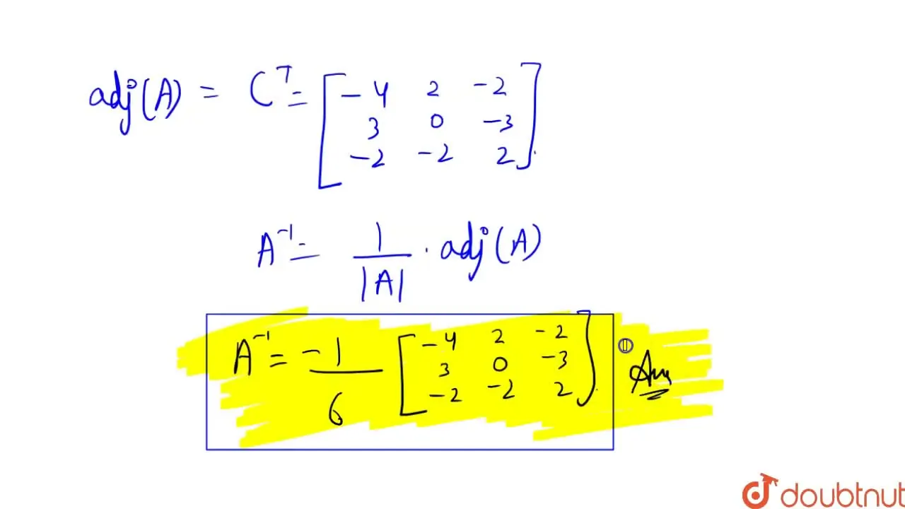 [[-2, 1, -1], [1, 0, -1], [-2, -2, 2]]