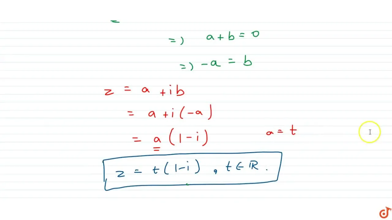 If (1+i)z=(1-i)bar z then z is