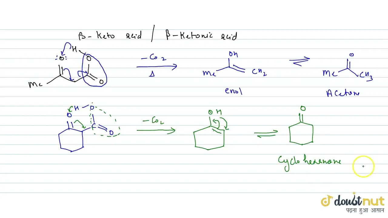 Decarboxylation Of Beta Keto Acid