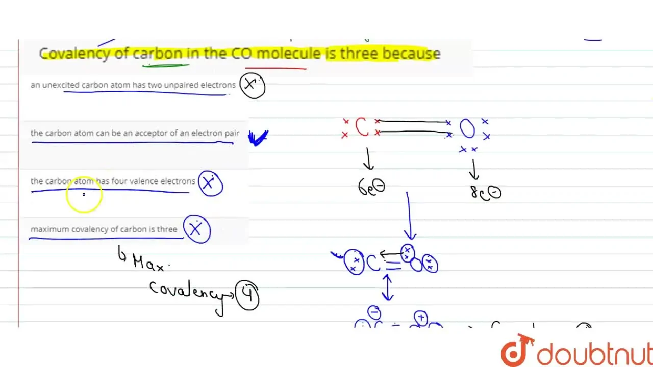 the carbon atom has four valence electrons