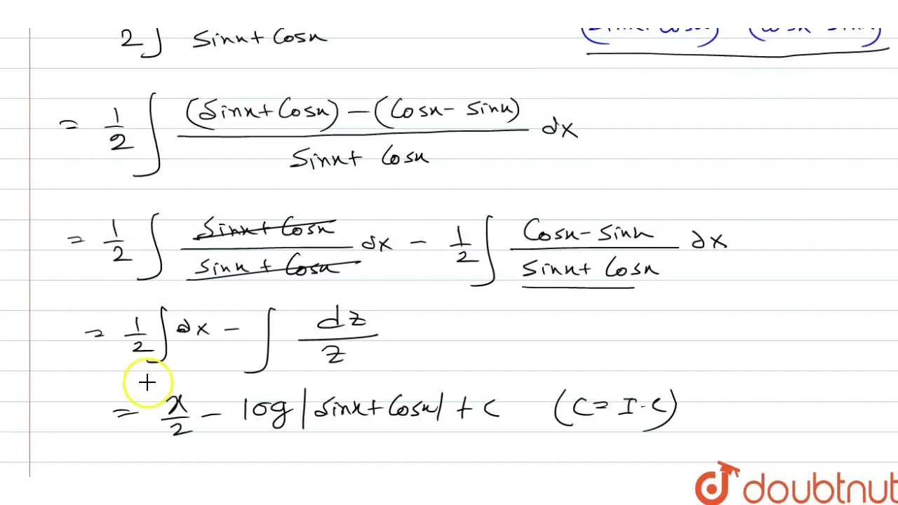[Bengali] int ("tan"x)/(1 + tan x )dx