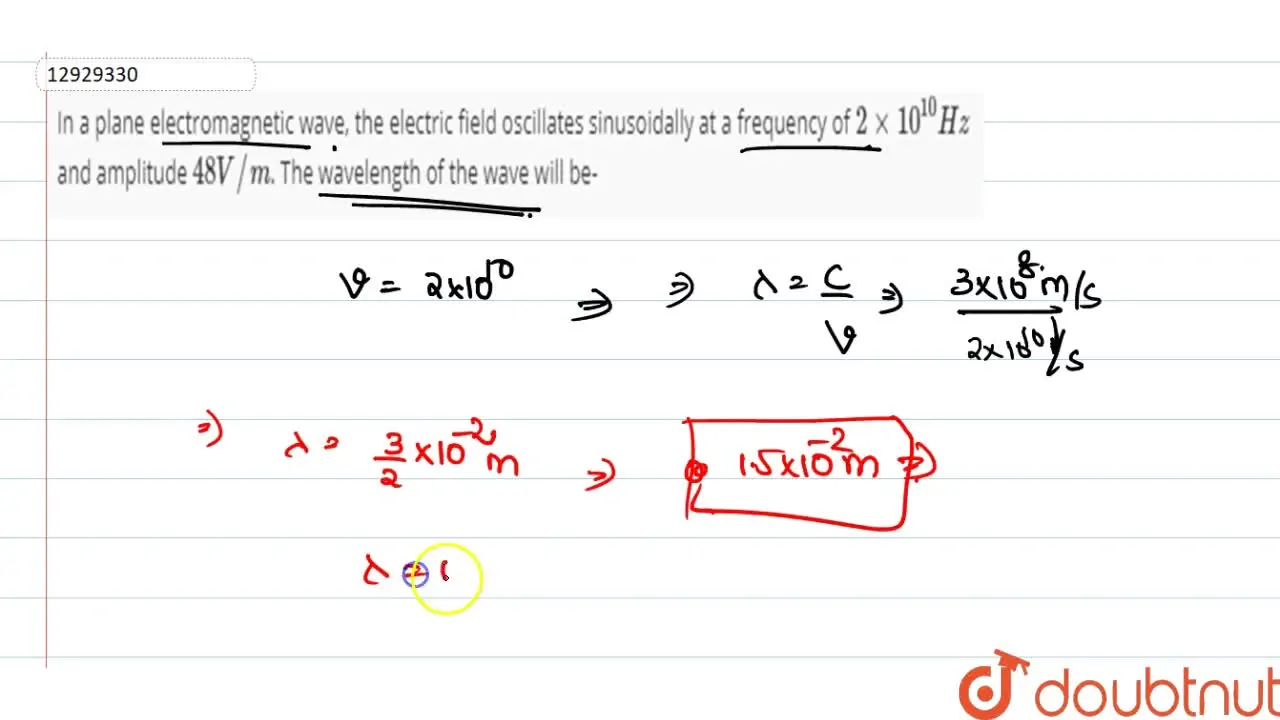 In a plane electromagnetic wave, the electric field oscillates sinusoi