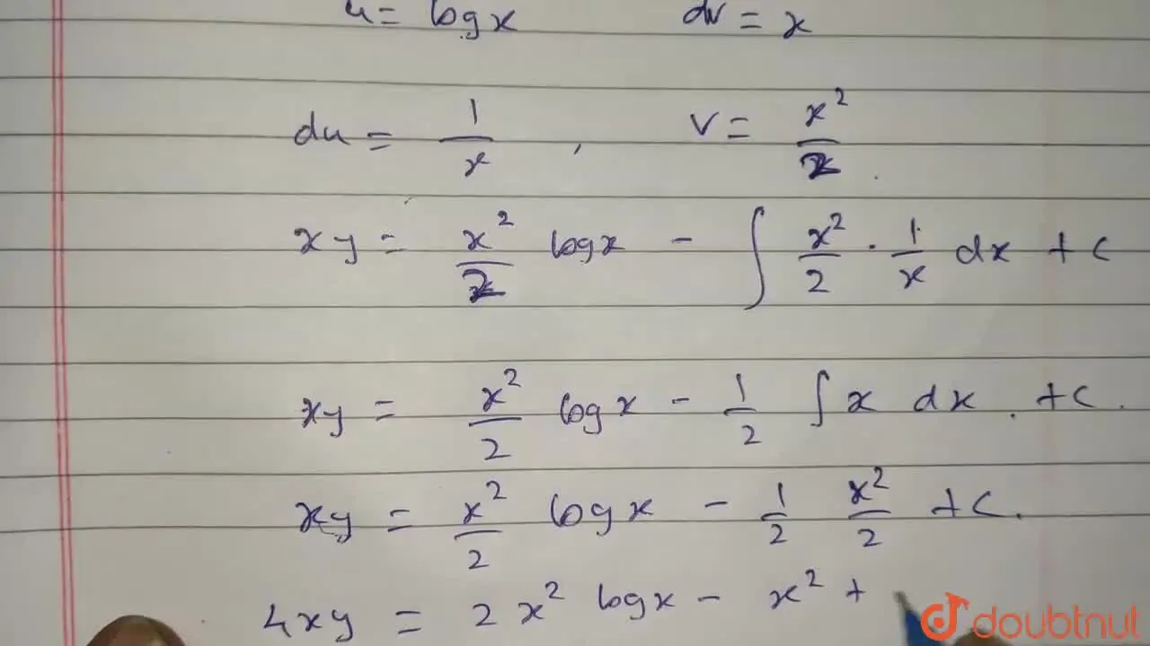 [Tamil] x(dy)/(dx)+y=xlogx