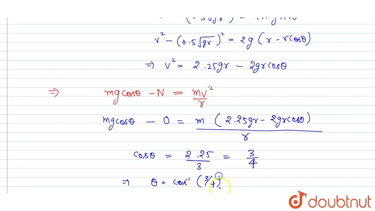A small block slides with velocity 0.5sqrt(gr) on the horizontal frict