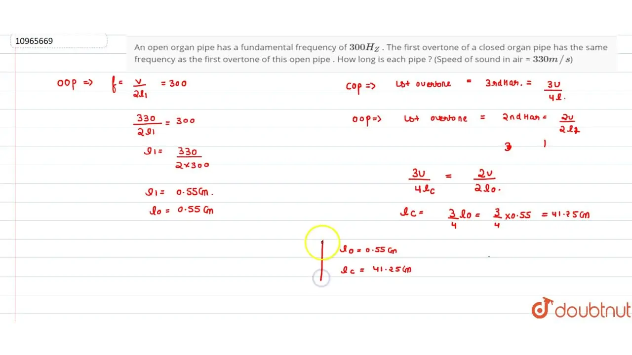 An open organ pipe has a fundamental frequency of 300 HZ . The first o