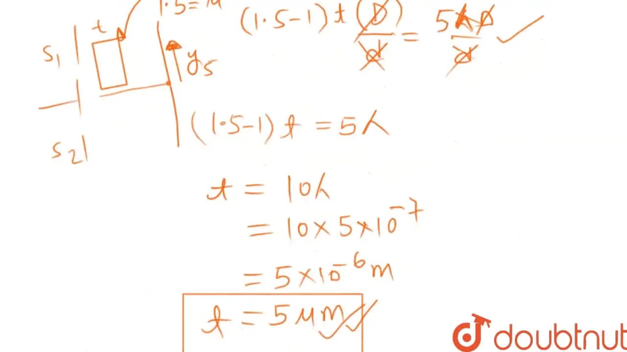 The central fringe shifts to the position of fifth bright fringe, if a
