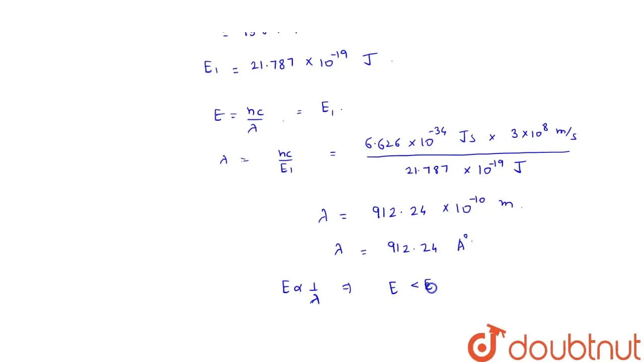 Calculate the longest wavelength that can remove an electron from th