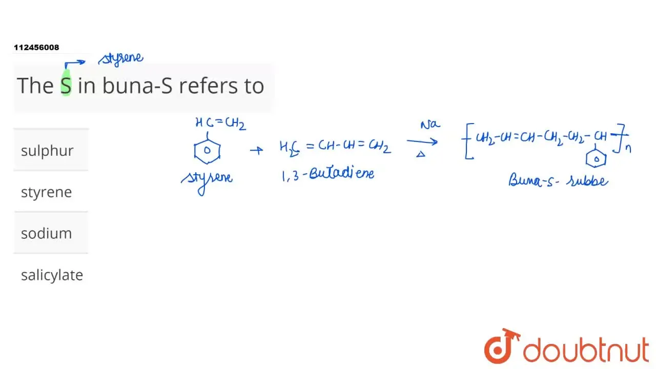 The S in buna-S refers to