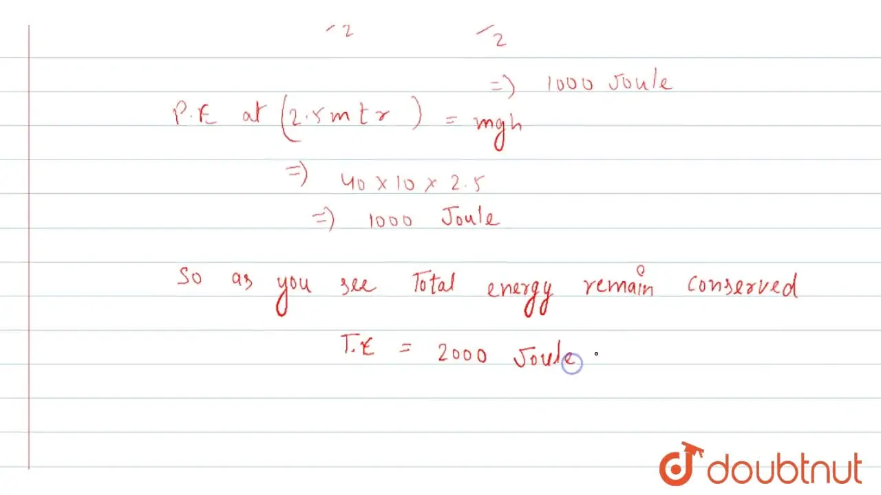 An object of mass 40 kg is raised to a height of 5 m above the ground.
