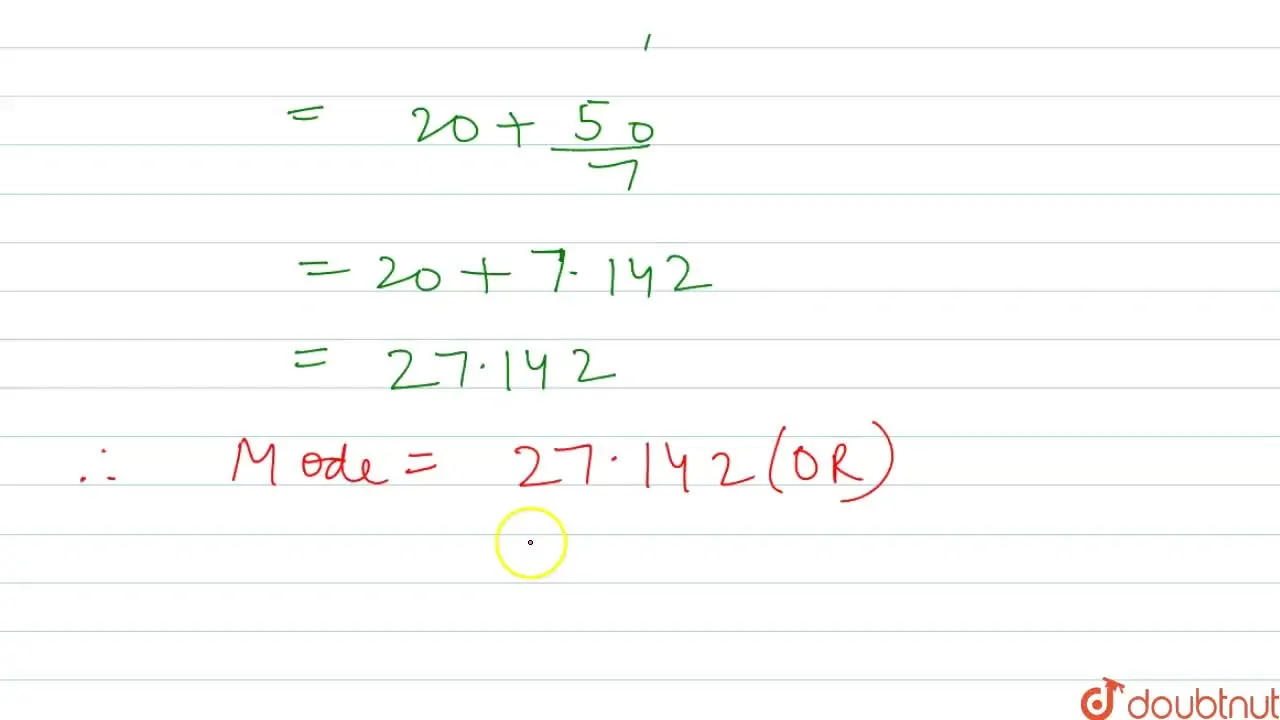 [Solved] Find the mode.