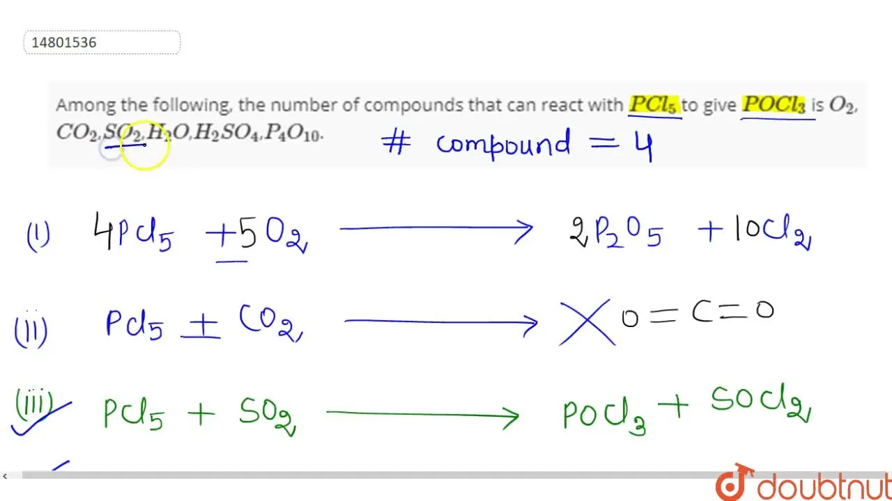 Among the following, the number of compounds that can react with PCl(5