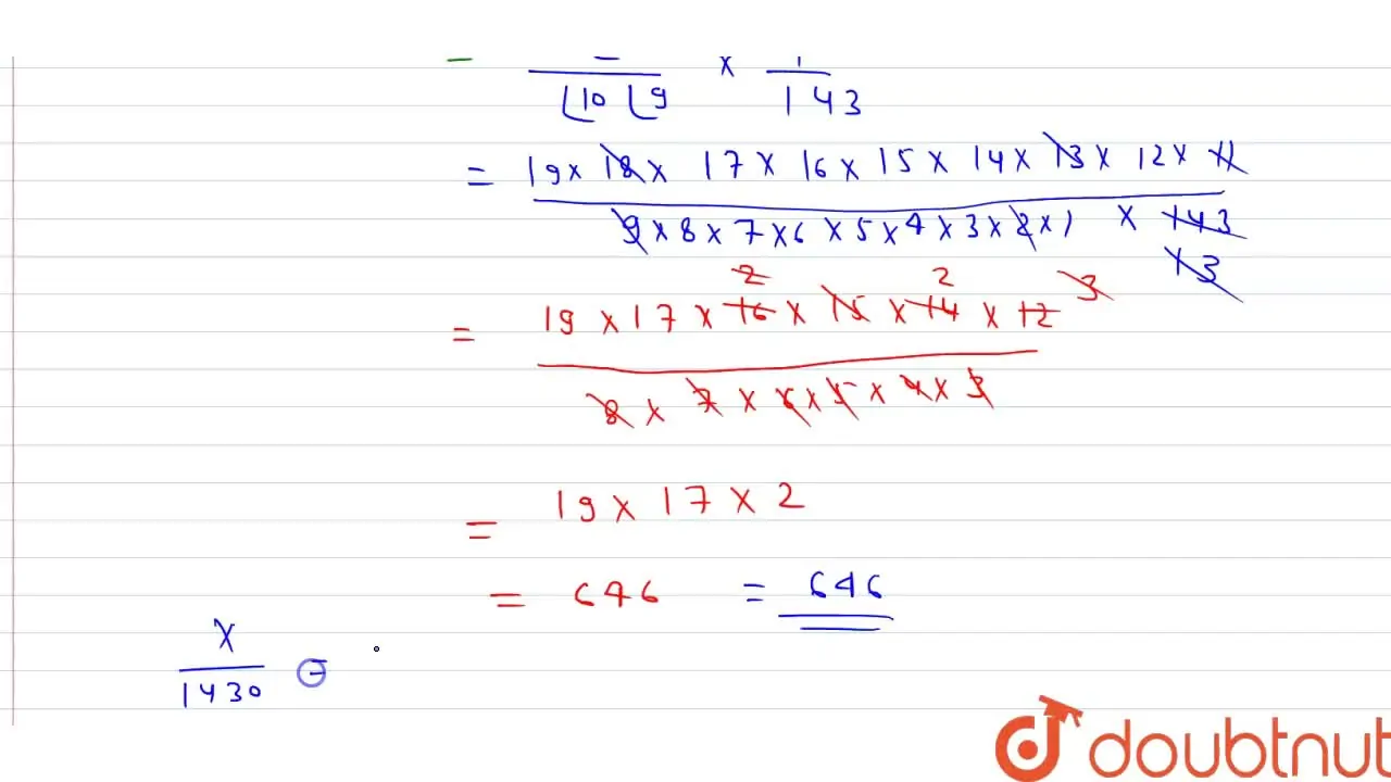 Let X=(\ ^(10)C1)^2+2(\ ^(10)C2)^2+3(\ ^(10)C3)^2+\ ddot\ +10(\ ^(10)C
