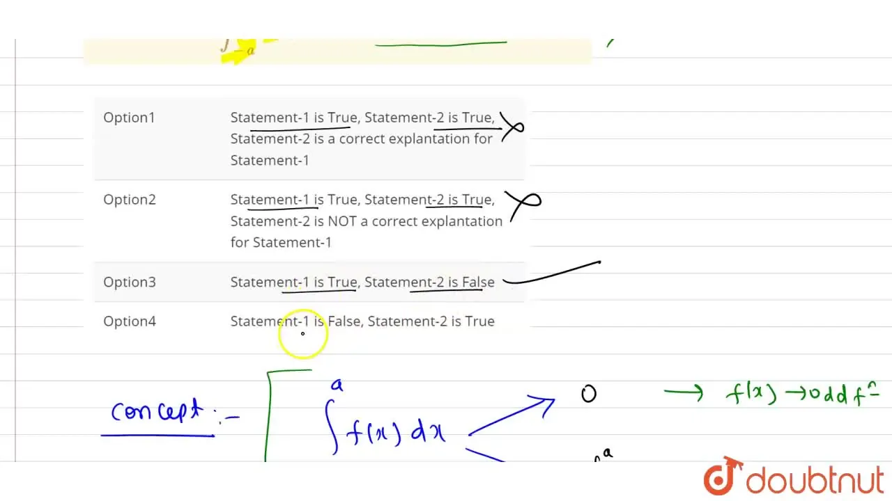 Statement-1 is True, Statement-2 is False