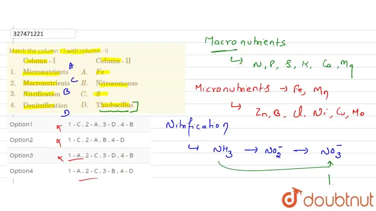 Match the column - I with column - II {:(,"Column - I",,"Column - I