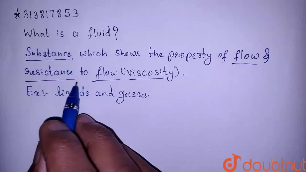 What is a fluid?