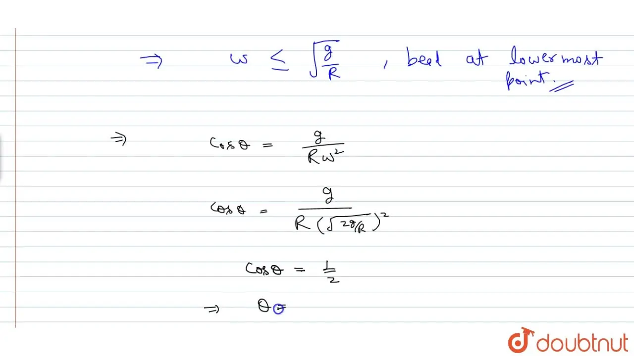 A thin circular wire of radius R rotatites about its vertical diameter
