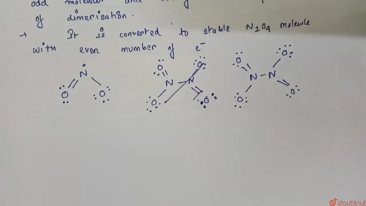 [Bengali] Why does NO(2) dimerise?