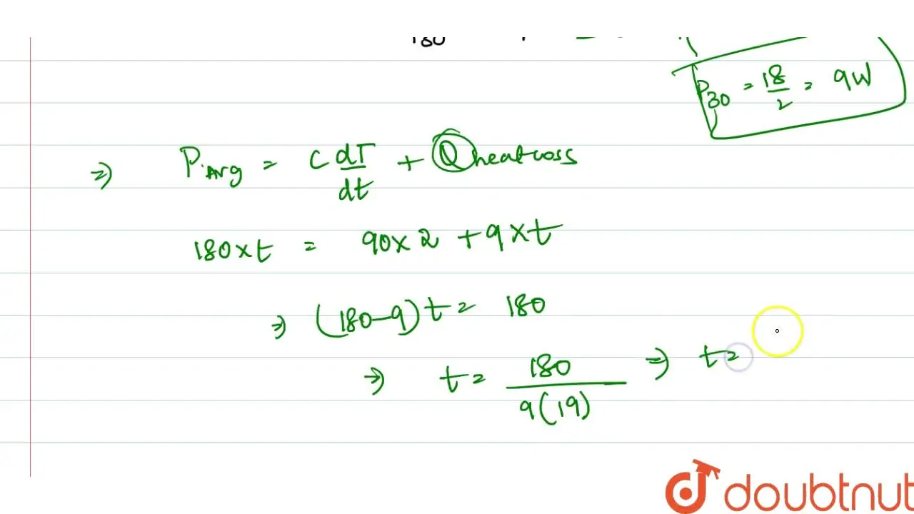 A metal block of heat capacity 90J//.^(@)C placed in a room at 25^(@)C