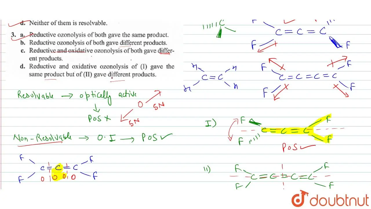 Both are resolvable.