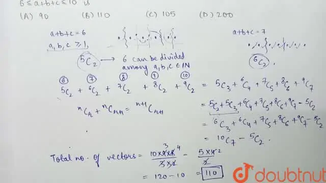 If a,b,c epsilon N the number of points having vector aveci+bvecj+cvec