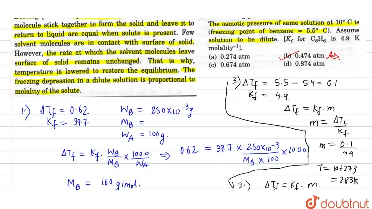 Addition of non-volatile solute to solvent lowers its vapoure pressure