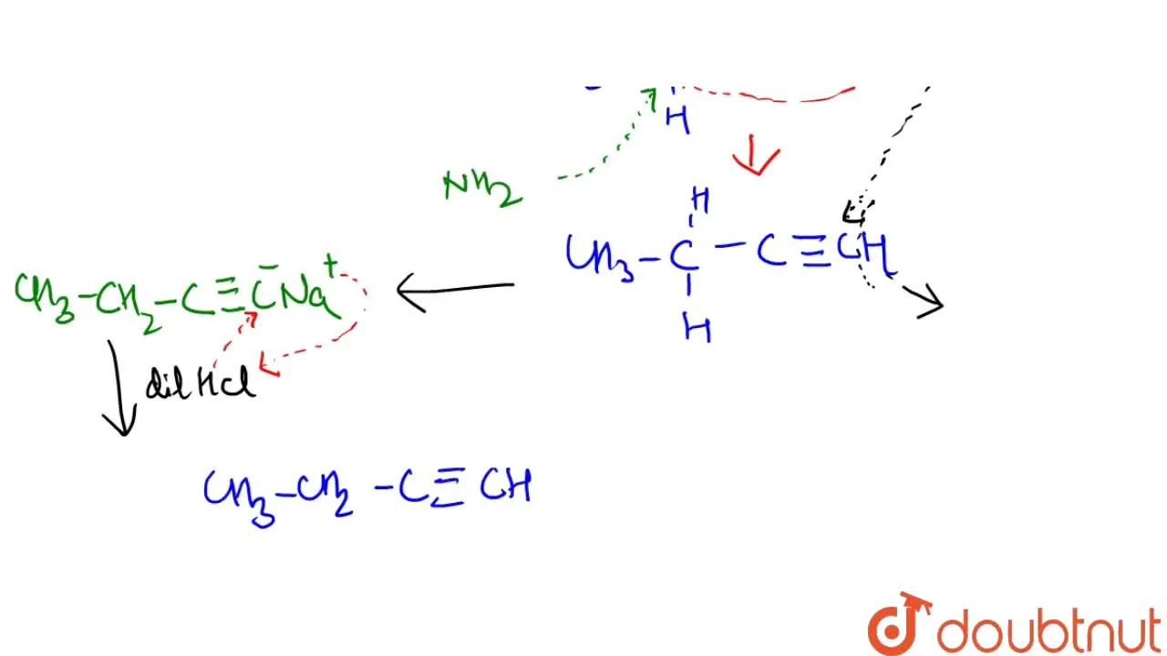When 2- butyne reacts with sodamide in an inert solvent in the presenc