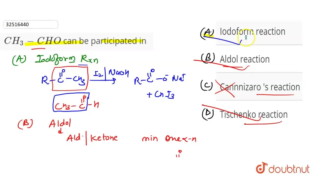 CH(3)-CHO can be participated in