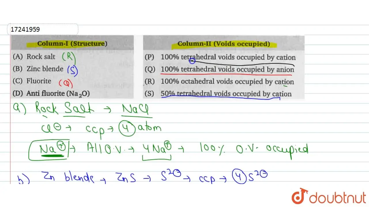 Match the following columns