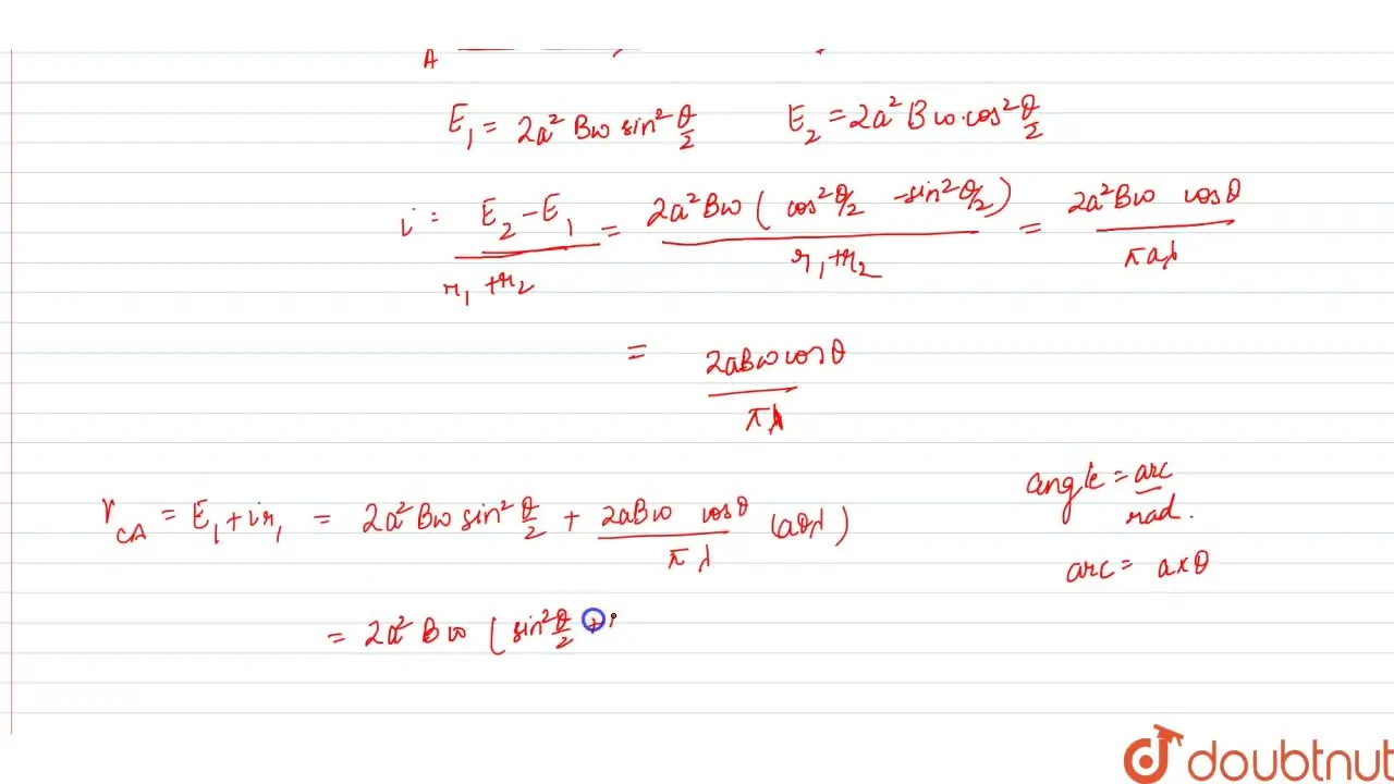 A uniform wire of resistance per unit length lambda is bent into semi