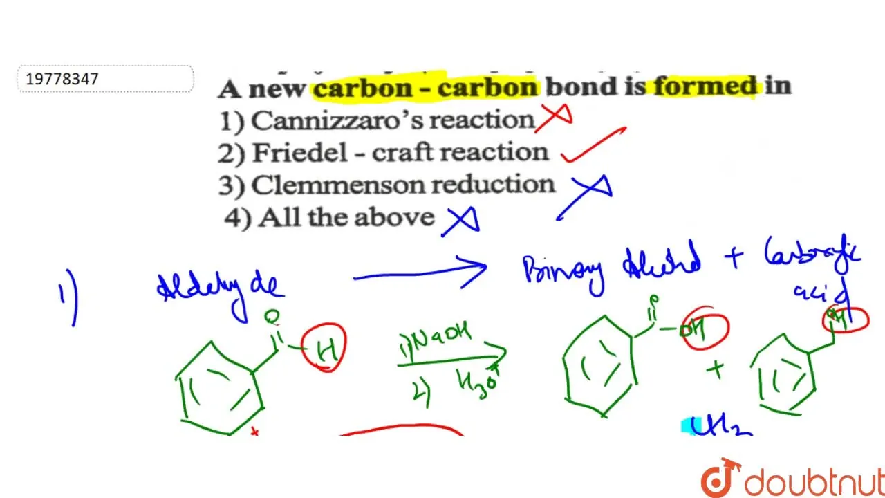 A new carbon-carbon bond is formed in