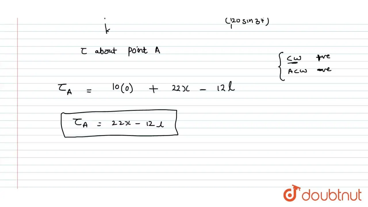 Torque Equation