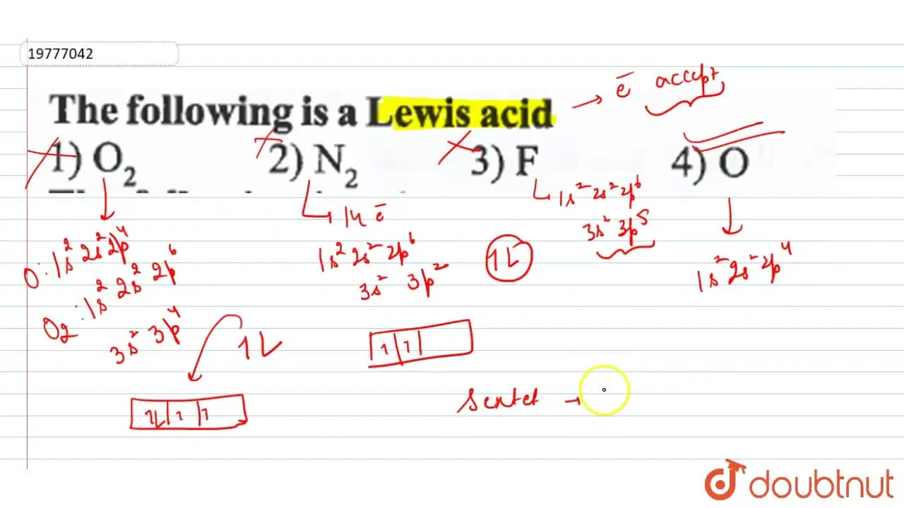 The following is a Lewis acid
