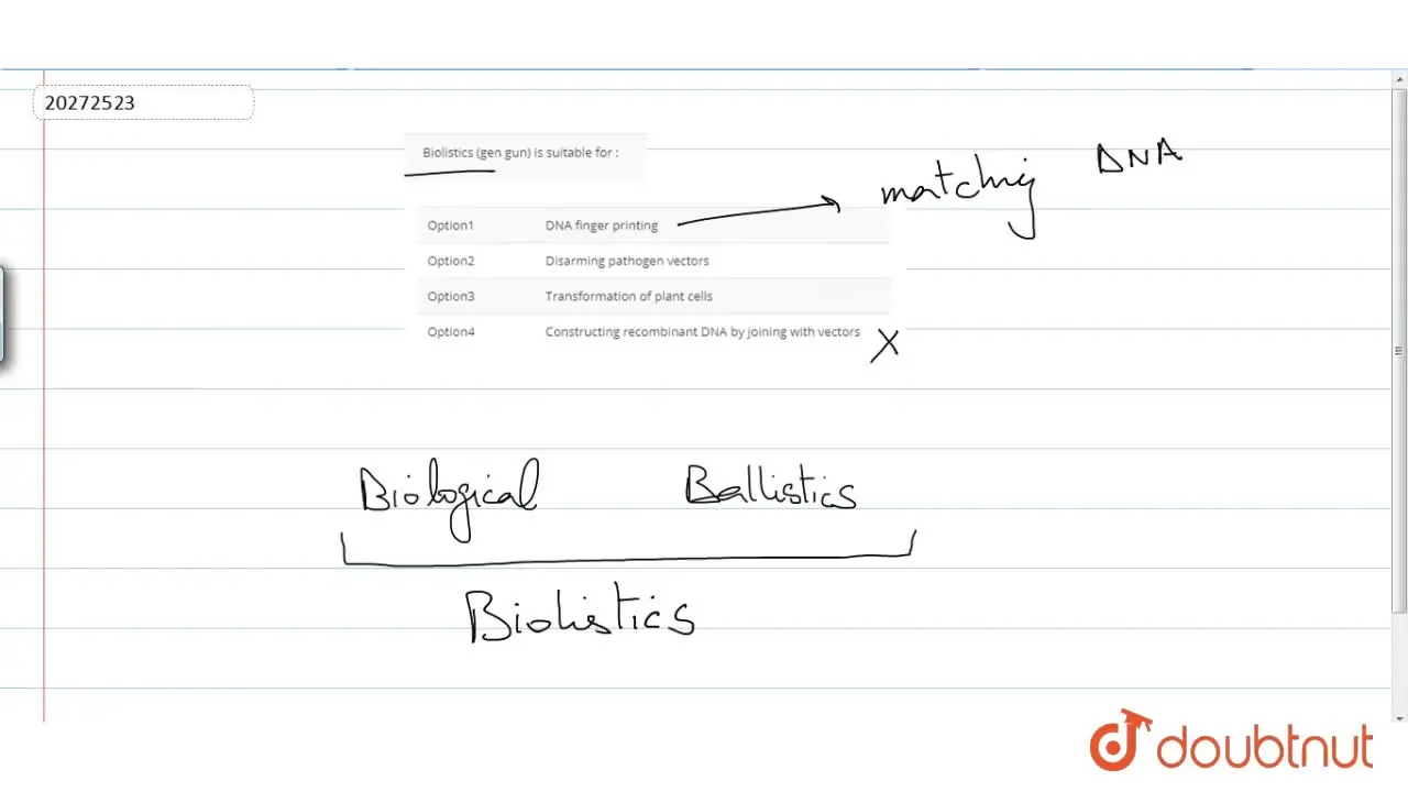 Biolistics (gen gun) is suitable for
