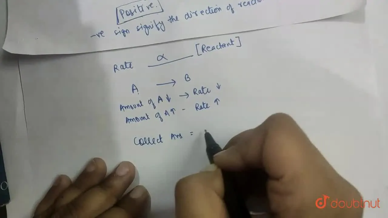Decrease Reactants Positive Increase 4412