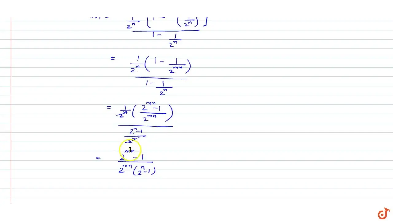 Prove that sum(r=0)^n(-1)^r^n Cr[1/(2^r)+3/(2^(2r))+7/(2^(3r))+(15)/(