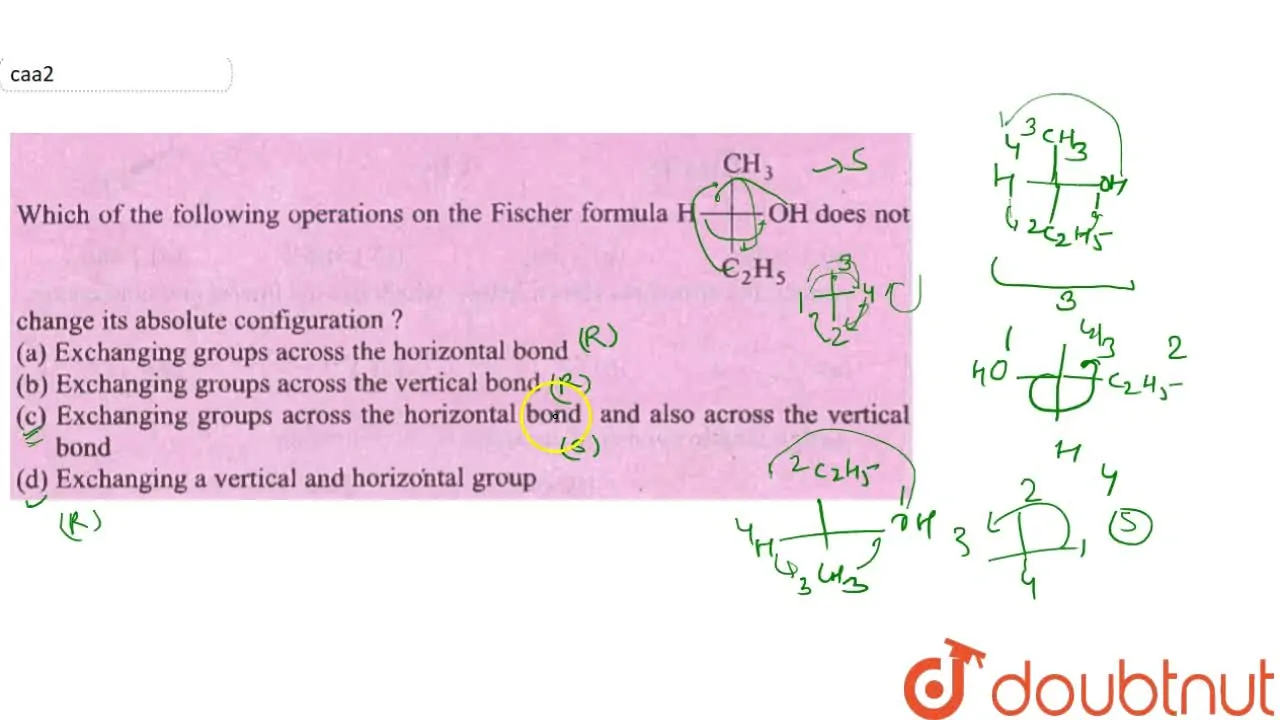 Exchangeing groups across the horizontal bond