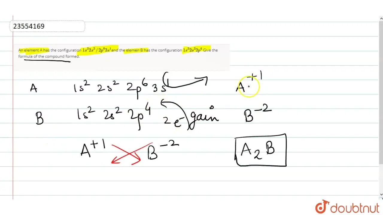 An element A has the configuration 1s^(2)2s^(2)//2p^(6)3s^(1)and the e