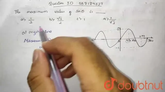 [Kannada] The maximum value of sintheta is: