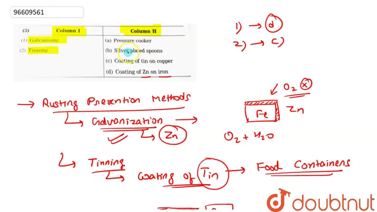 Match the following columns