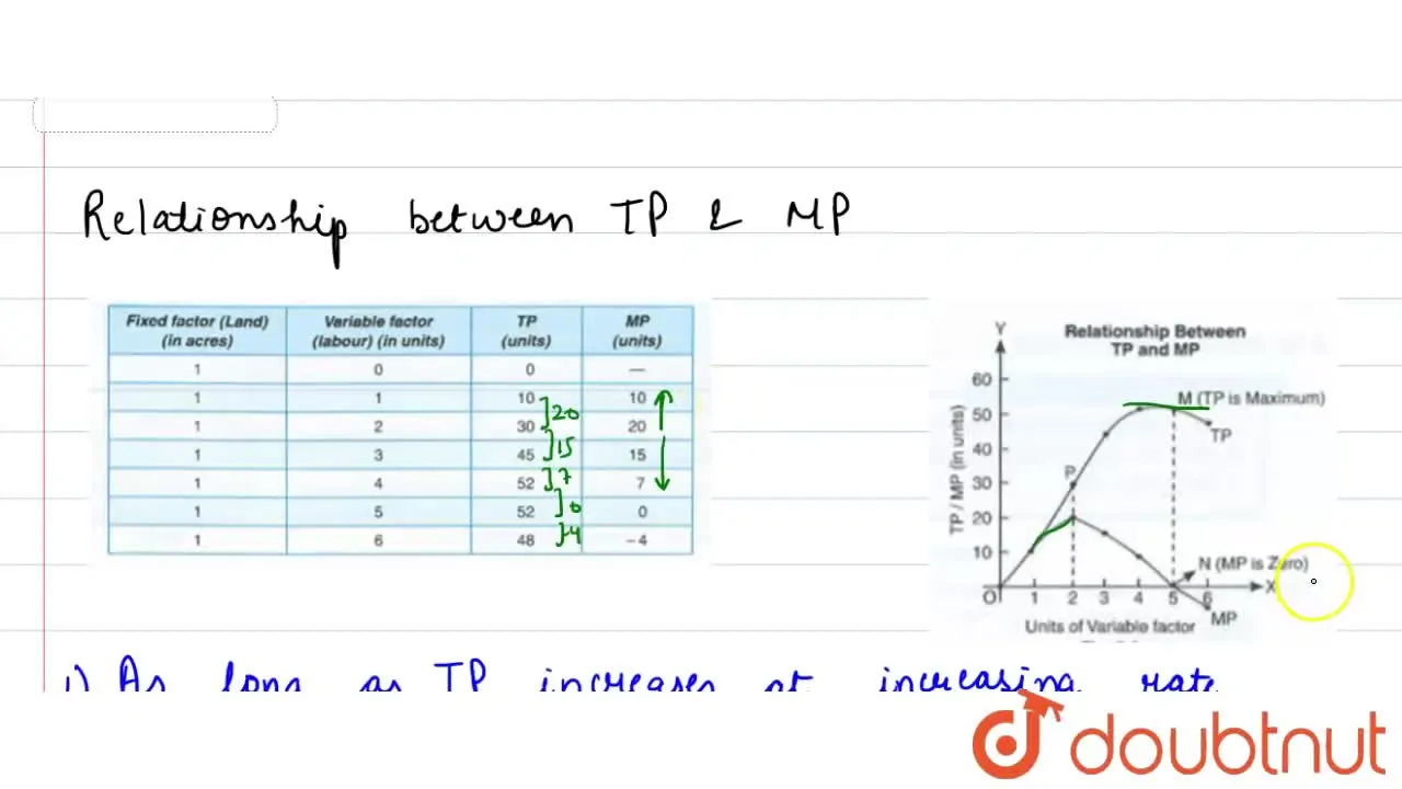 Relationship Between Tp And Mp