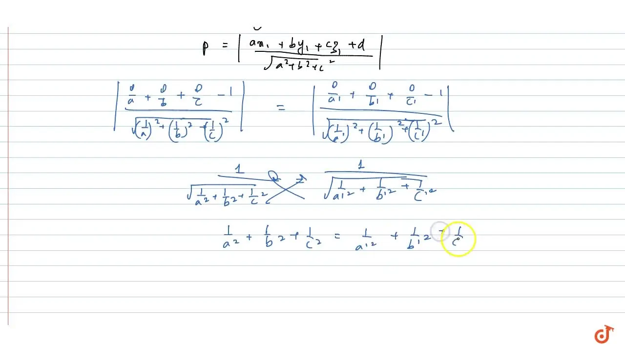 Two systems of rectangular axes have the same origin. If a plane cuts