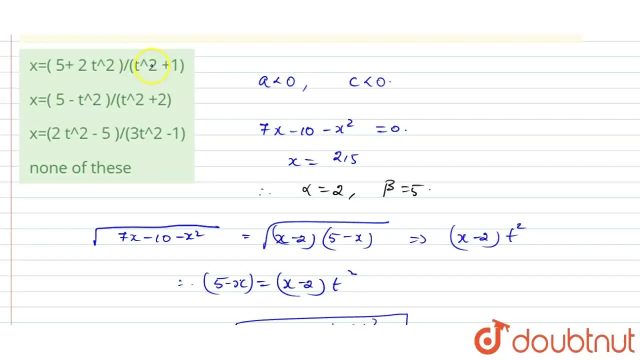 Euler's substitution: Integrals of the form intR(x, sqrt(ax^(2)+bx+