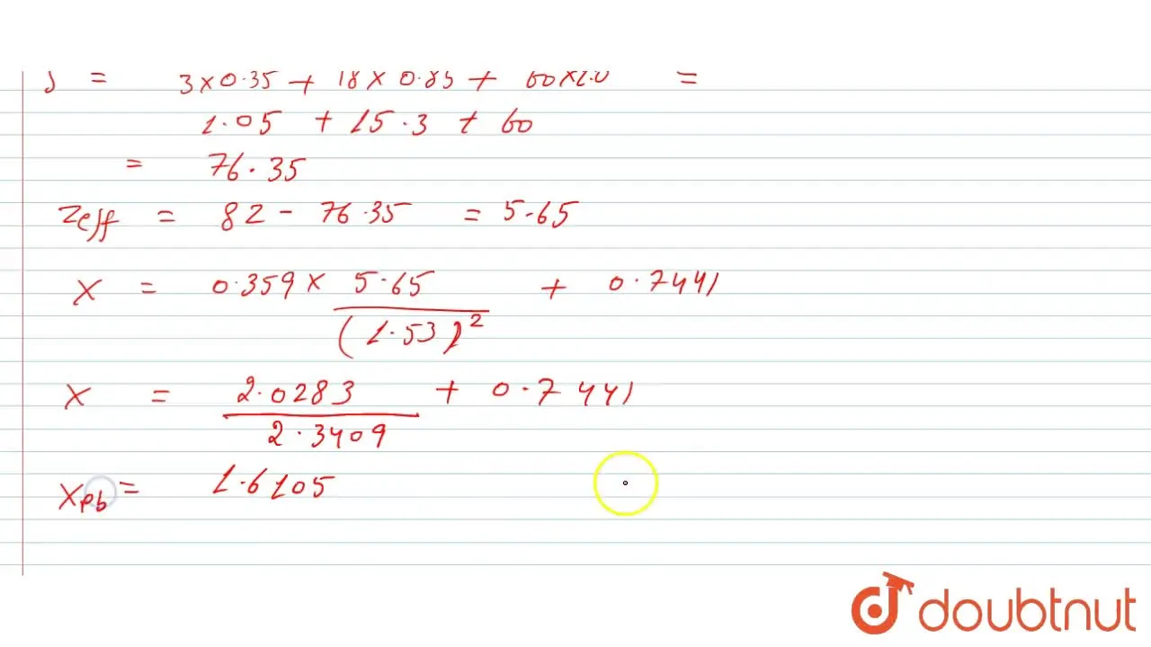Covalent radius of .(82)Pb is 1.53Å. Calculate its electronegativity b