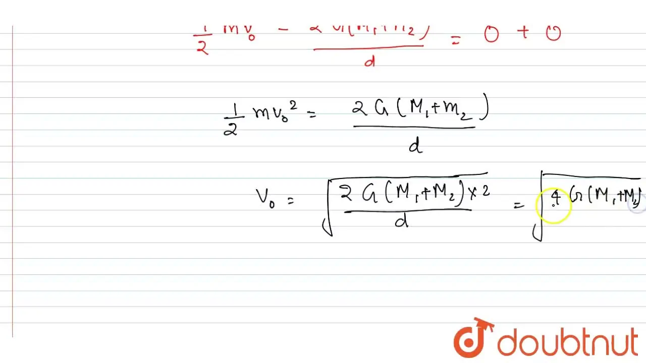 The masses and radii of the Earth and the Moon are M1, R1 and M2,R2 re